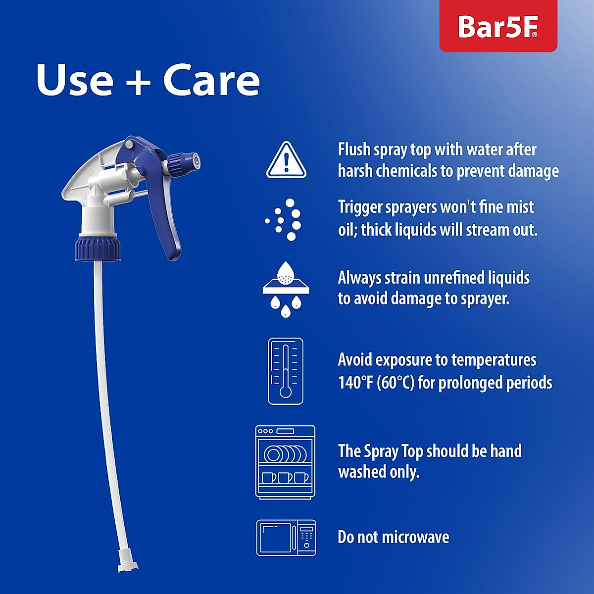 Replacement Trigger Sprayer Nozzles for 16oz 24oz 32oz Bottles Chemical Resistant Adjustable Leakproof (2 Pack)