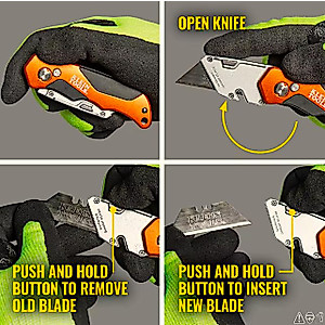9 in. Aluminum Torpedo Level and Folding Utility Knife Tool Set