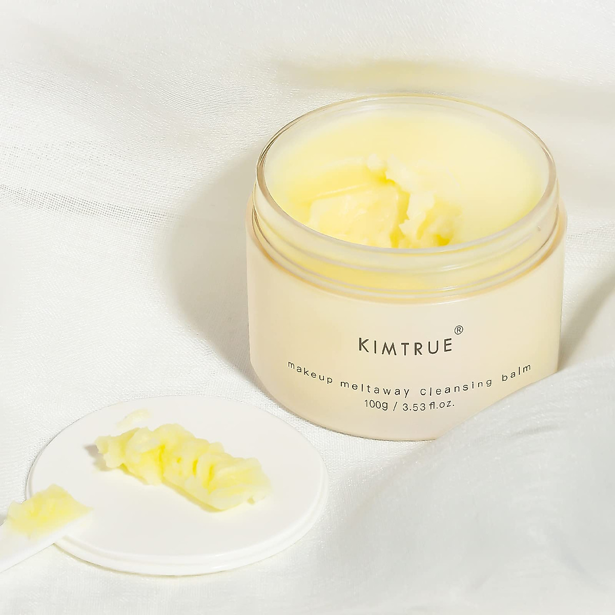 Kimtrue Meltaway Cleansing Balm: 2-in-1 Instant Makeup Remover & Skin Enhancer | Rich in Bilberry & Moringa | Eco-Friendly, for All Skin Types | 100g/3.53 Oz