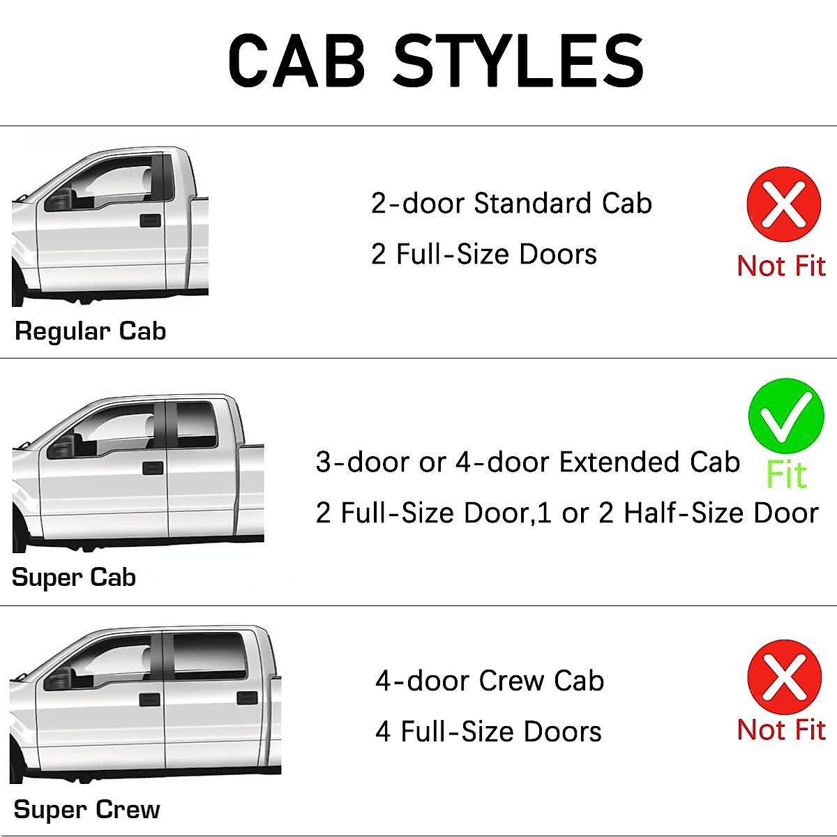 Lightronic WV94423 Side Window Visor Deflector Rain Guard, Dark Smoke, 4-Pieces Set, Fits 1999-2011 Ford Ranger SuperCab with Fixed Window, 1999-2008 Mazda B3000, 1999-2010 Mazda B4000, Extended Cab