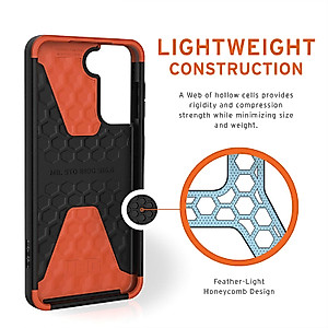 URBAN ARMOR GEAR UAG-GLXS21C-OL Shockproof Case for Galaxy S21, Olive