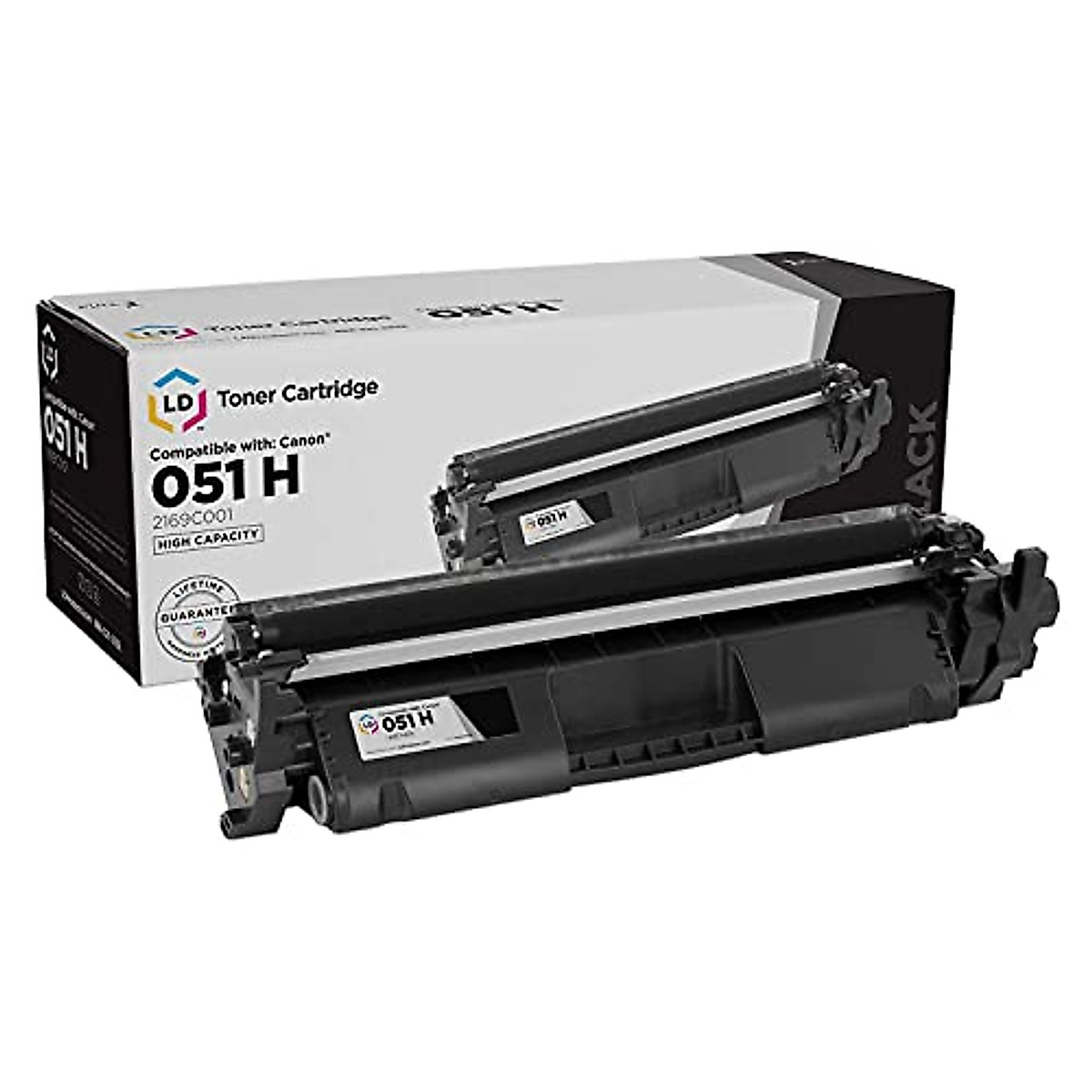 LD Products Compatible Toner Cartridge Replacement for Canon 051 2168C001 (Black, 1-Pack) Compatible with Canon imageCLASS LBP162dw, MF264dw, MF267dw, MF269dw