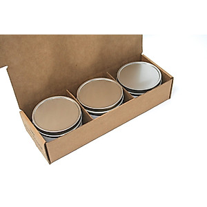 Scented Candles - Peppermint Eucalyptus (Pack of 3) Soy Wax Aromatherapy, 8oz