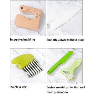 Ensiven, Ensiven Kid Safe Kitchen Set, Kid-Safe Kitchen Set, Ensiven Kitchen Set, Toddler Safe Kitchen Set for Real Cooking (17 Piece Set)