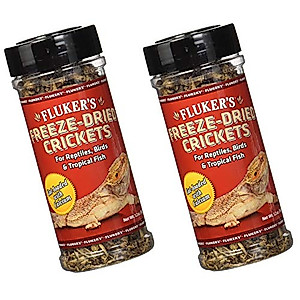 (2 Pack) Fluker's 1.2-Ounce Freeze Dried Crickets