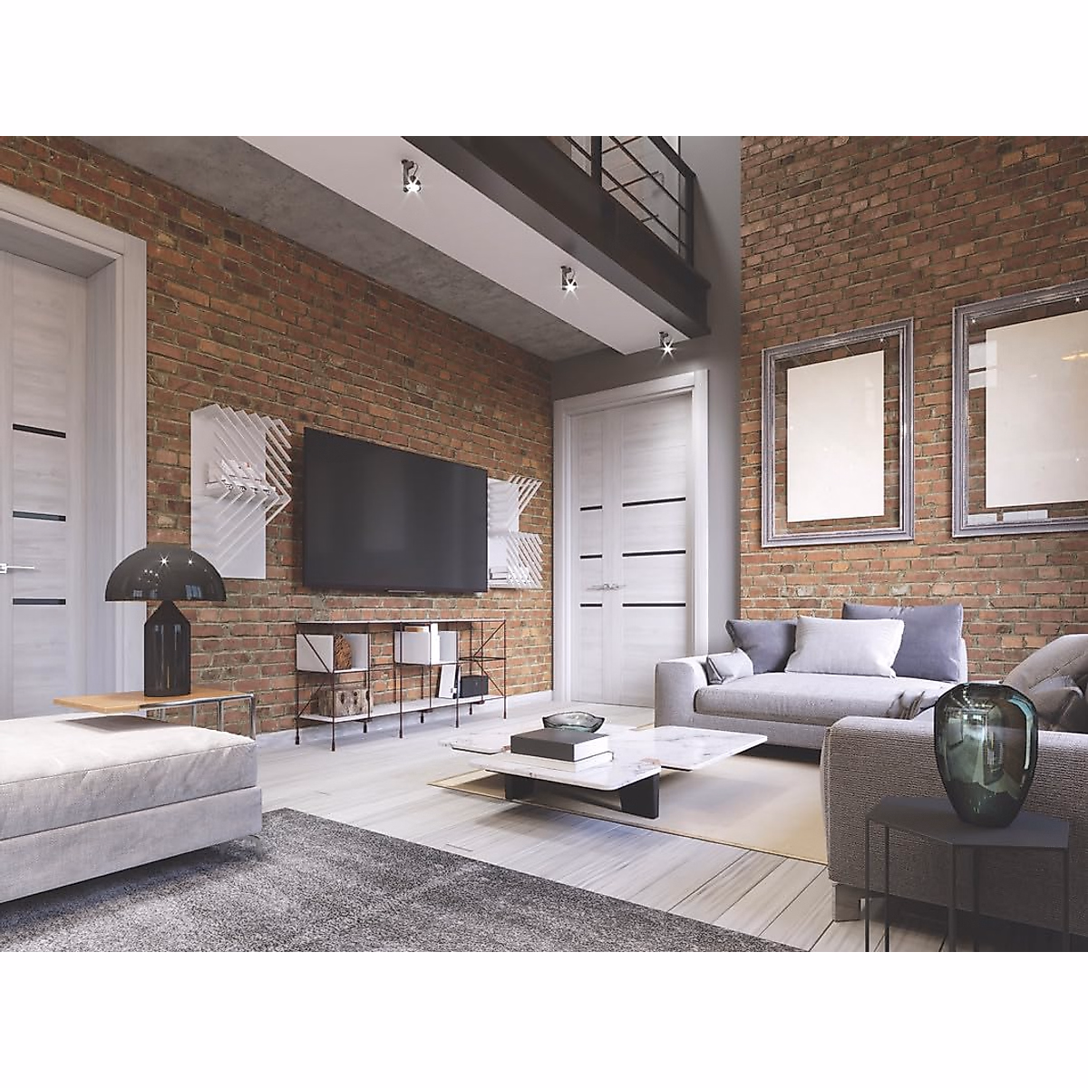 Ultra Slim Flat TV Wall Mount Bracket for LG - 43” UQ75 Series LED 4K UHD Smart TV (43UQ7590PUB) - Low 1.4" Profile Design, Heavy Duty Steel, Flush to Wall, Simple Install