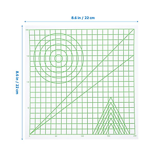 Gatuida 2pcs 3D Printing Pen Silicone Mat Great 3D Pen Drawing Tool Drawing Board for 3D Printing Pen