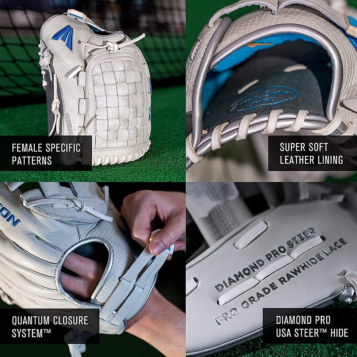 EASTON GHOST TOURNAMENT ELITE Fastpitch Softball Glove, 12, RHT, GTEFP12