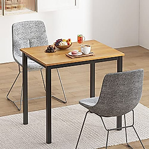 DlandHome Small Computer Desk for Home Office Table Writing Table for Small Spaces Study Table Laptop Desk 31.5x23.6 Inch