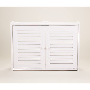 WiFi Storage Box Wall Mount WiFi Router Storage Box Router Modem Wall Mount (Small Shutter)