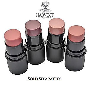 Harvest Natural Beauty - Quick-Stick Organic Cheek Tint - Organic Cream Blush - 100% Natural and Certified Organic - Non-Toxic, Vegan and Cruelty Free (Blush)