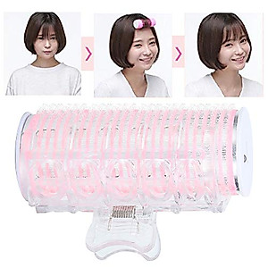 USB Instant Heat Ceramic Hot Hair Rollers, Portable Hair Curlers Bangs Curling Hair Styling Tool Mini Electric Hair Curler DIY Hairdressing Tool