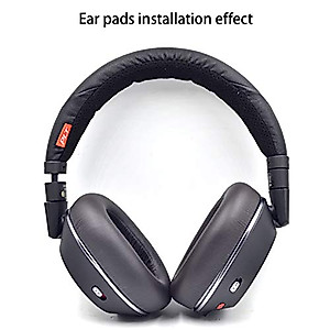 defean Backbeat Pro II - EarPads Replacement Ear Cushion Ear Pads Compatible with Plantronics Voyager 8200 UC, Backbeat Pro2 Headphone, Softer Leather,High-Density Noise Cancelling Foam (Brown)