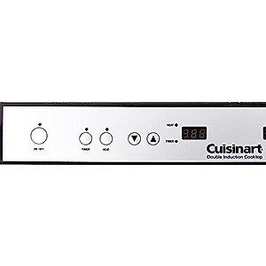 Cuisinart ICT-60 Double Induction Cooktop, Black