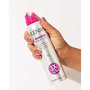 Kenra Volumizing Spray Clay 15 | Bodifying, Fullness Spray | 3X The Fullness | Medium Hold | Provides Texture & Volume With A Long-Lasting Finish | All Hair Types | 4 oz