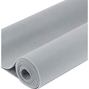Self Adhesive Velvet Flock Backing Paper Liner for Jewelry Drawer 17.7" x 117" Craft Fabric Peel and Stick, Soft Velvet Liner for Drawer DIY (Grey)