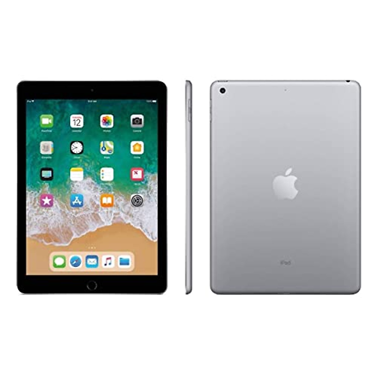 Apple iPad 9.7in 6th Generation WiFi + Cellular (128GB, Space Gray) (Renewed)