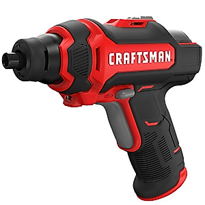 CRAFTSMAN 4V Cordless Screwdriver with Charger and Screwdriving Bits Included (CMHT6650C)