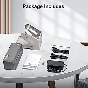 Tordorday Shipping Label Printer 4x6 Thermal Label Printer for Shipping Packages, 150mm/s Thermal Printer 203 dpi, Compatible with Amazon, Ebay, Shopify, USPS, Etsy