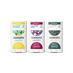 Schmidt's Aluminum Free Natural Deodorant for Women and Men, Coconut & Kaolin Clay for Sensitive Skin with 24 Hour Odor Protection, Certified Natural, Vegan, Cruelty Free, 3.25 oz