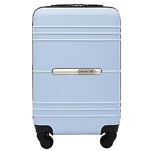 Travelers Club Richmond Spinner Luggage, Blue, Carry-On 20-Inch