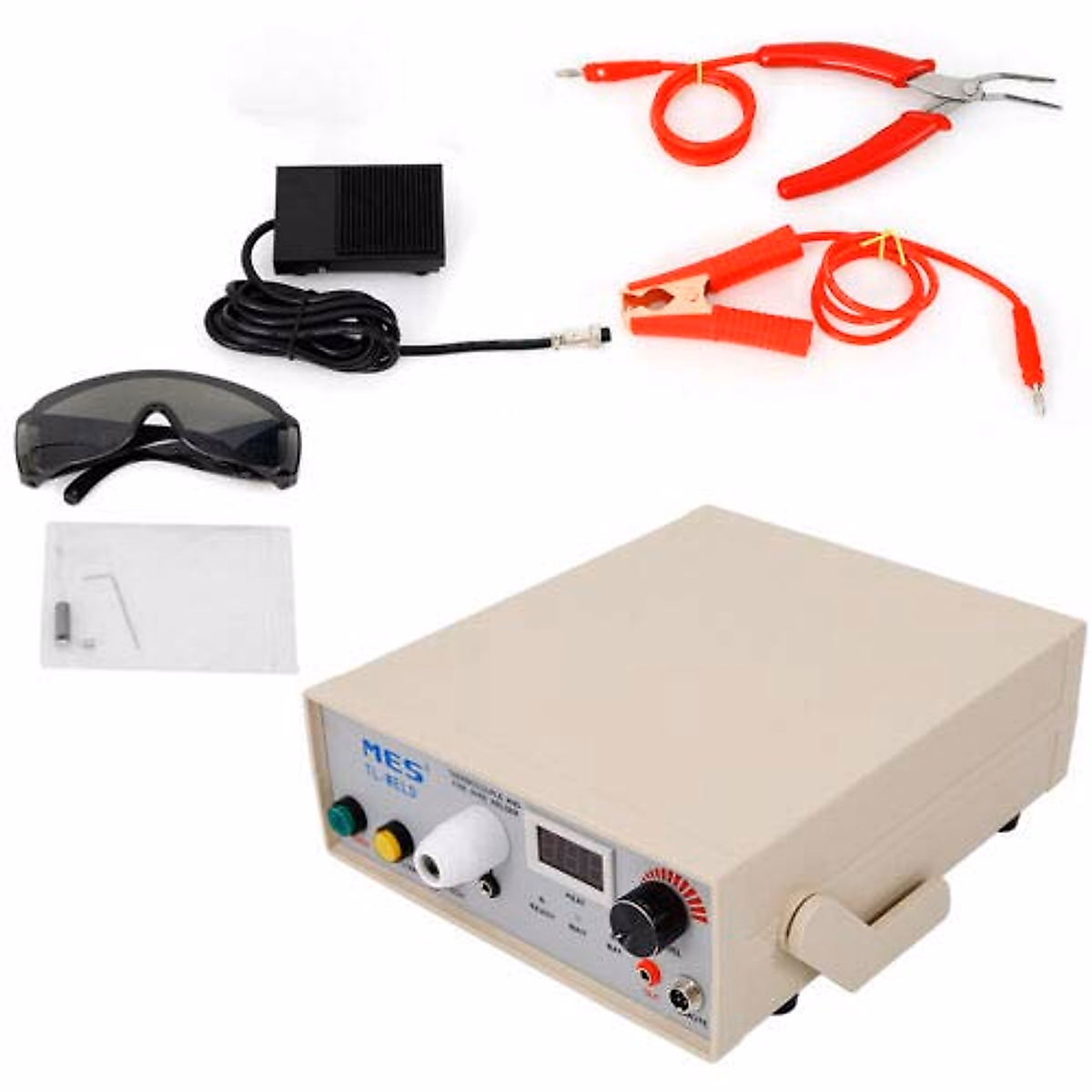 High Frequency Thermocouple Welder Machine TL-WELD Welder Portable Ac Welding Machine Handheld Mini Electric Welder Welding Machine Fits Between 0.01-3.0mm Welding Rods 90-260V Metal Magnetic Welding