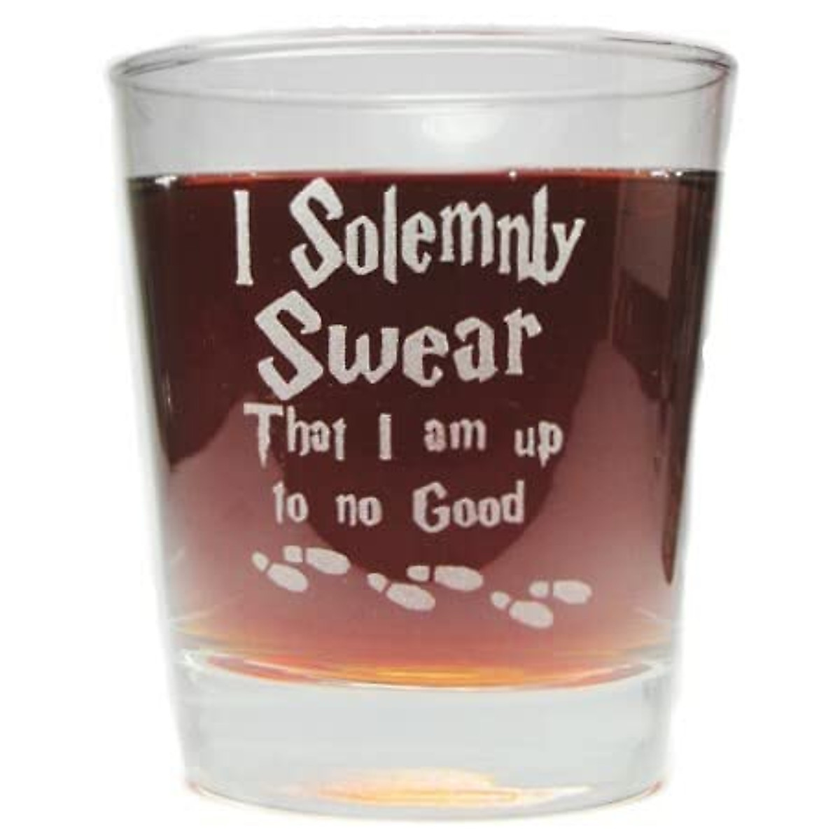 Orange Kat I Solemnly Swear That I Am Up To No Good - Engraved Hi-Ball Rocks Glass - 13 Oz - Permanently Etched