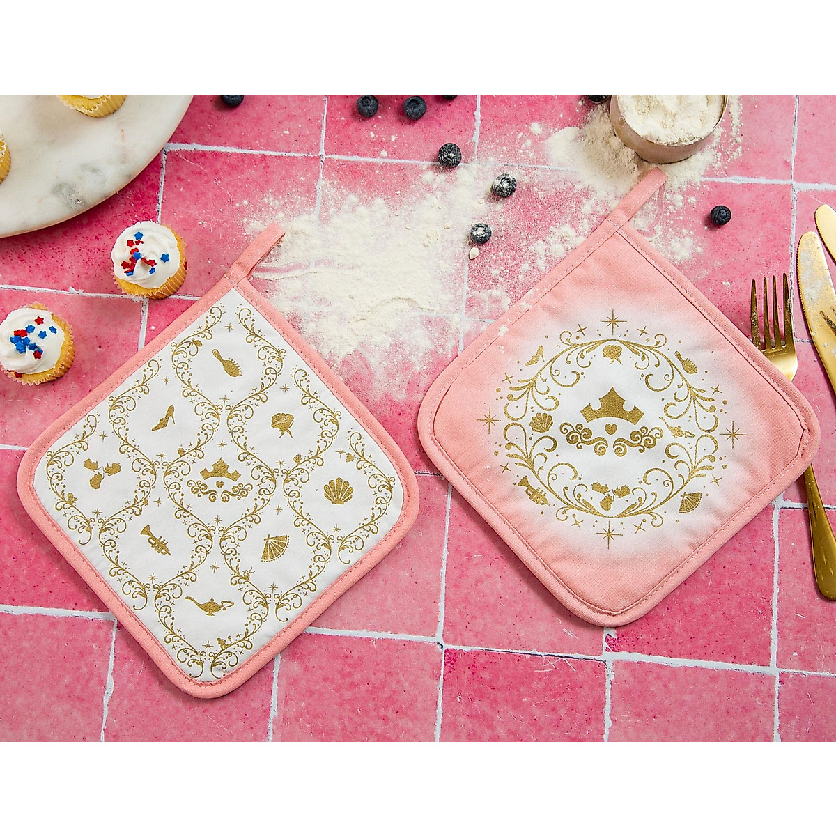 Disney Princess Kitchen Pot Holders | Set of 2