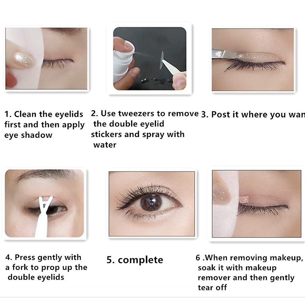 Eyelid Tape double eyelid tape，eyelid lifter strips Invisible Eye Stickers Portable Breathable Natural Invisible Single Sided Double Eyelid Tape Self-Adhesive Eyelid Stickers Instant Eye Lift Stri (B)