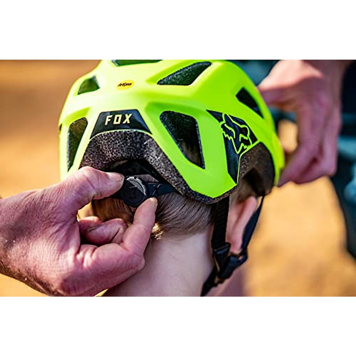 Fox Racing Youth Mainframe Mountain Bike Helmet, Black/Black