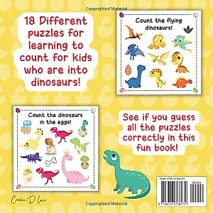 Count the Dinosaurs, Eggs and More! I Spy Book for Kids 2-5 Year Olds: Fun Educational Guessing & Counting Game about Dinosaurs! | Picture Puzzle Book ... Girls (Dinosaurs Activity Book for Children)