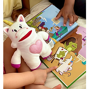 The Tooth Brigade Book and Tooth Fairy Pillow Bundle, Interactive Set Includes 8" Plush Toy with Lost Tooth Pocket and The Tooth Fairy's Best Day Ever! Hardcover Book (Sprinkles Unicorn Bundle)