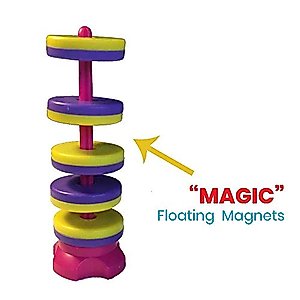 hand2mind-90740 Magnetic Science Kit for Kids 8-12, Kids Science Kit with Fact-Filled Guide, Make Magnets Float and Build a Compass, STEM Toys, 9 Science Experiments