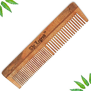 The Legend Organic Pure Neem Wood Comb (Neem Comb)
