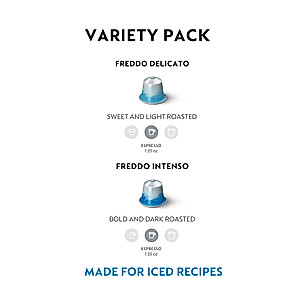 Nespresso Original Line Iced Coffee Variety Pack, 1.35 Oz, 40 Count (ORIGINAL LINE ONLY)