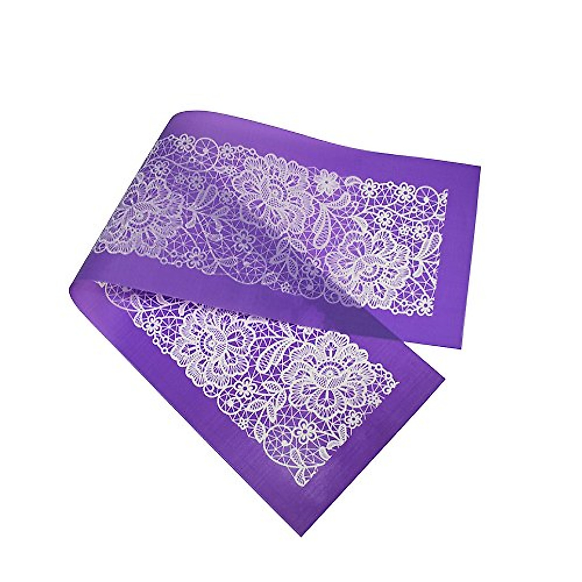 ART KITCHENWARE Flower Mesh Cake Stencils for Royal Icing Peony Cake Lace Stencil for Wedding Cake Decorating Cookie Stencils for Bakery 19"×5.12"