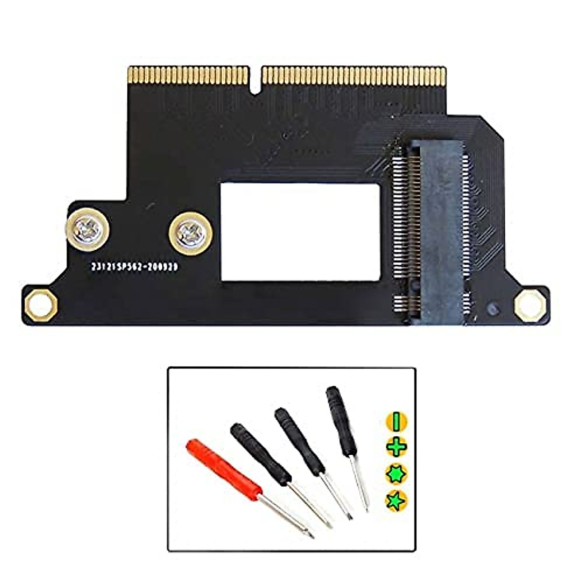 NFHK M.2 NGFF M-Key NVME SSD Convert Card fit for Mac Pro 2016 2017 13" A1708