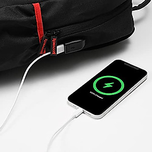 Redragon GB-82 Travel Laptop Backpack, Business Workstation Computer Gaming Backpack w/Durable Double-Layer Fabric Liner, USB Jack & Large Front Pocket, Fits Up to 18" Laptop