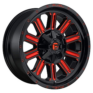 FUEL Hardline NLQ-Gloss MIL RED Wheel with Painted (20 x 7. inches /6 x 120 mm, 19 mm Offset)