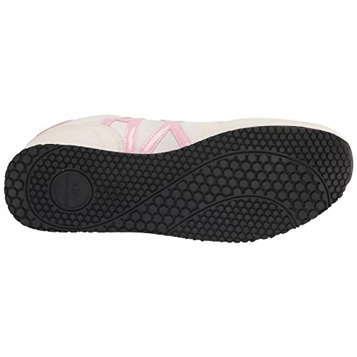 A|X ARMANI EXCHANGE Women's AX Rio Logo Sneakers, Opt. White + Lilac, 8