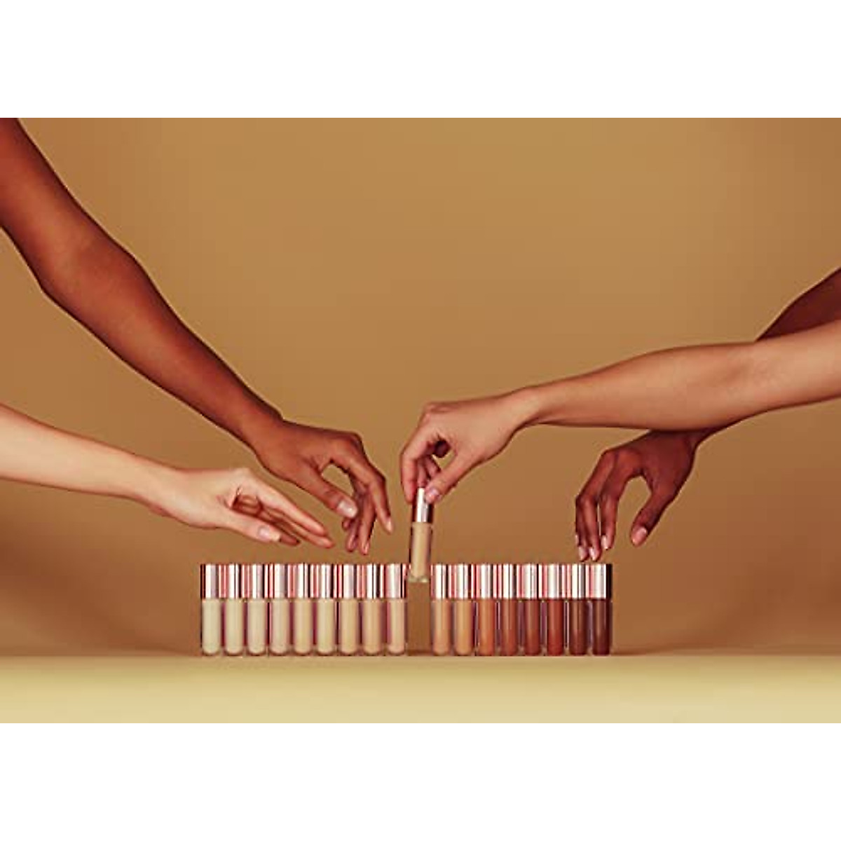 Makeup Revolution Conceal & Define Concealer, Full Coverage Makeup Concealer, Matte Finish & Long Wear, For Fair Skin Tones, Vegan, C6, 4ml