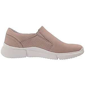 Rockport Women's R-Evolution Perf Gore Slip On Walking Shoe, Dove Washable, 5