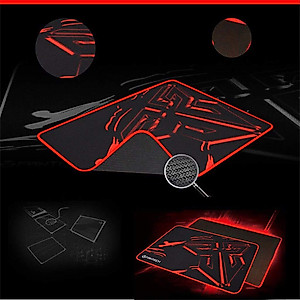 Cool Gaming Mousepad Anti-slip Natural Rubber with Locking Edge