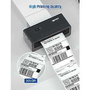 iDPRT Bluetooth Thermal Label Printer for Phone via APP, 4X6 Shipping Label Printer for Small Business and Shipping Package, Support USB for Windows, Mac, Used for Amazon, Shopify, Ebay, UPS, USPS