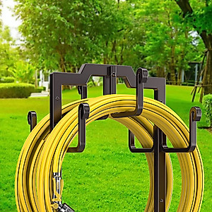 Skycarper Garden Hose Reel Holder Water Hose Hanger Organizer Stand,Bronze