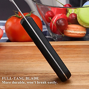 Kitory Cleaver Knife - German Steel Chopper Slicer - Super Sharp Full Tang Chinese Chef's Knife, Kitchen 2023 Gifts For Women and Men