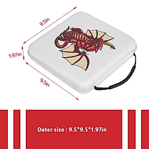 MADCAT Organizer Case Compatible with Bakugan Battle Planet, BakuCores, Armored Alliance, Geogan Rising, Toy Organizer Storage Container Holder (25, white)