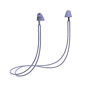 Flare Calmer Secure – Ear Plugs Alternative – Reduce Annoying Noises Without Blocking Sound – Soft Reusable Flexible Silicone with Built-in Lanyard – Purple