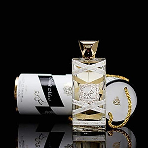 Lattafa Perfumes Musk Mood EDP - 100 ML (3.4 oz) I Perfect White Musk Scent I Fine, Light Perfume with Comforting White Musk I Main accords: white musk, florals, woody, powdery I Suitable for any Occasion I by Lattafa