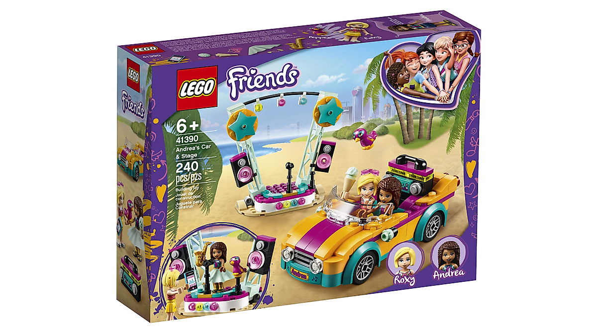 LEGO Friends Andrea’s Car & Stage Playset - 240 Pieces